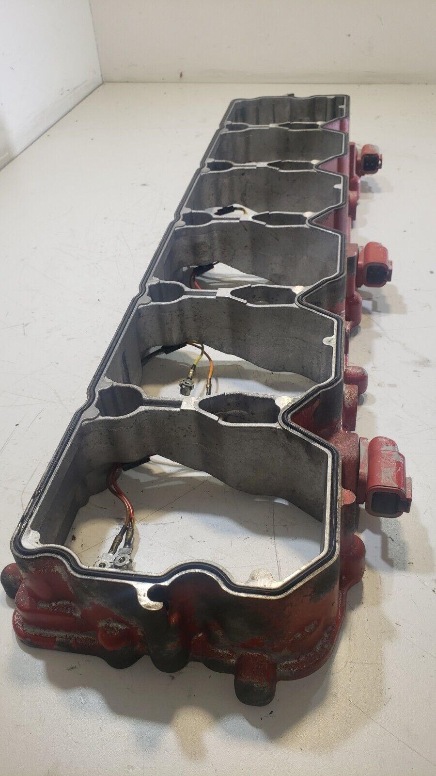 Cummins 3967264 ISC ISL 8.3L Rocker Housing Rise Plate With Wiring OEM ...