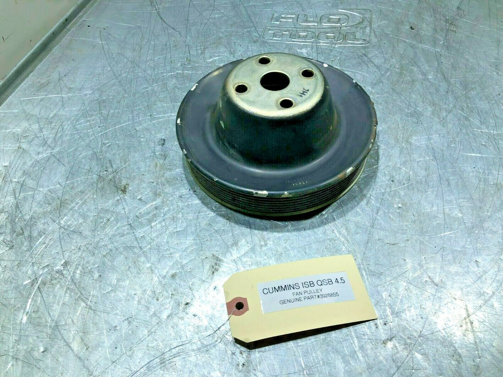 Cummins 4BT 6CT 6BT ENGINE FAN BELT PULLEY 3926855 3918204 OEM ⋆ Used ...