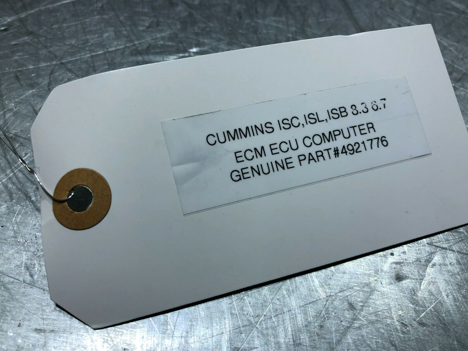 CUMMINS ISB 6.7 ISC 8.3 ECM ECU DIESEL ENGINE COMPUTER MODULE 4921776 OEM ⋆ Used Diesel Parts