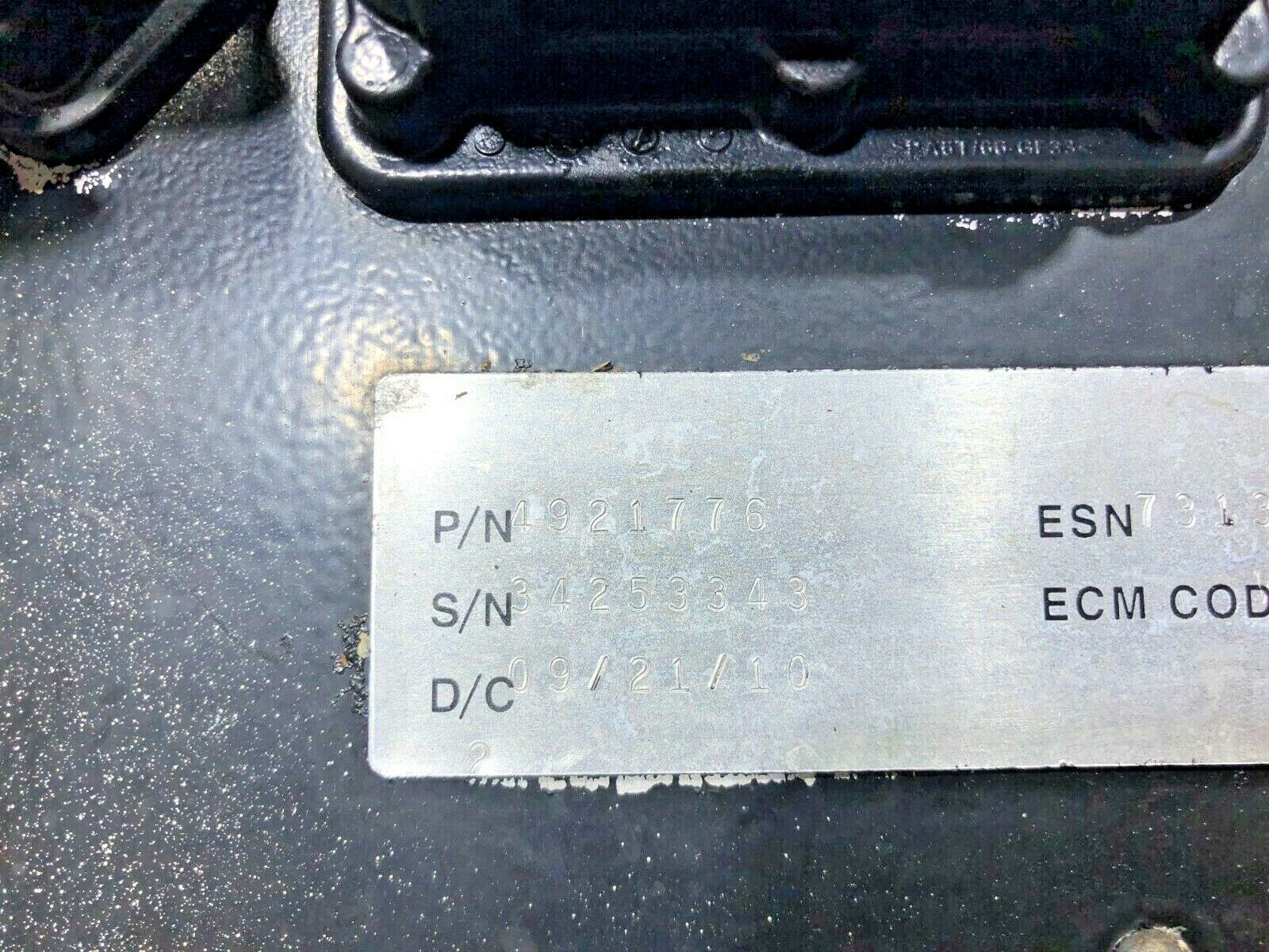 CUMMINS ISC 8.3 ECM ECU DIESEL ENGINE COMPUTER MODULE 300HP 4921776 OEM ...