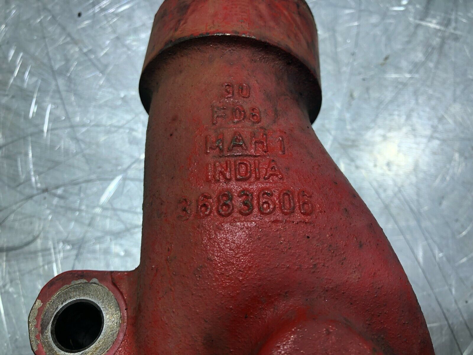 Cummins ISX15 DOHC EGR cooler water connection 3683606 OEM ⋆ Used ...