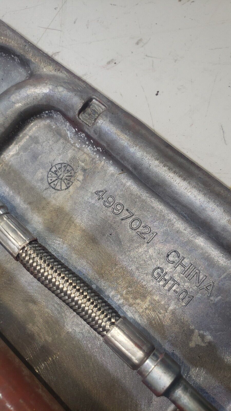 Cummins ISX15 X15 Exhaust Recirculation Valve Support 3690214, 3686137 ...