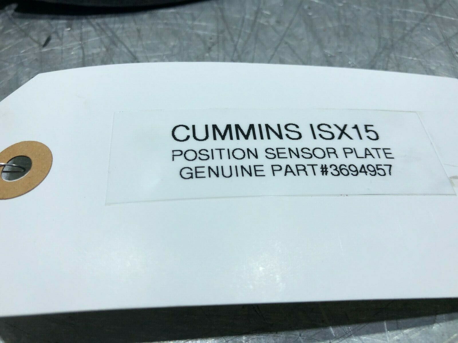 Cummins ISX15 X15 XPI Camshaft Gear Position Sensor Plate 3694957 OEM ⋆ ...