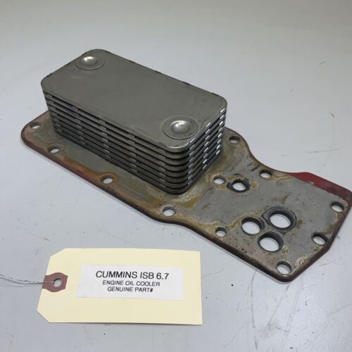 Genuine Cummins ISB/QSB 6.7 Diesel Engine oil Cooler OEM ⋆ Used Diesel ...
