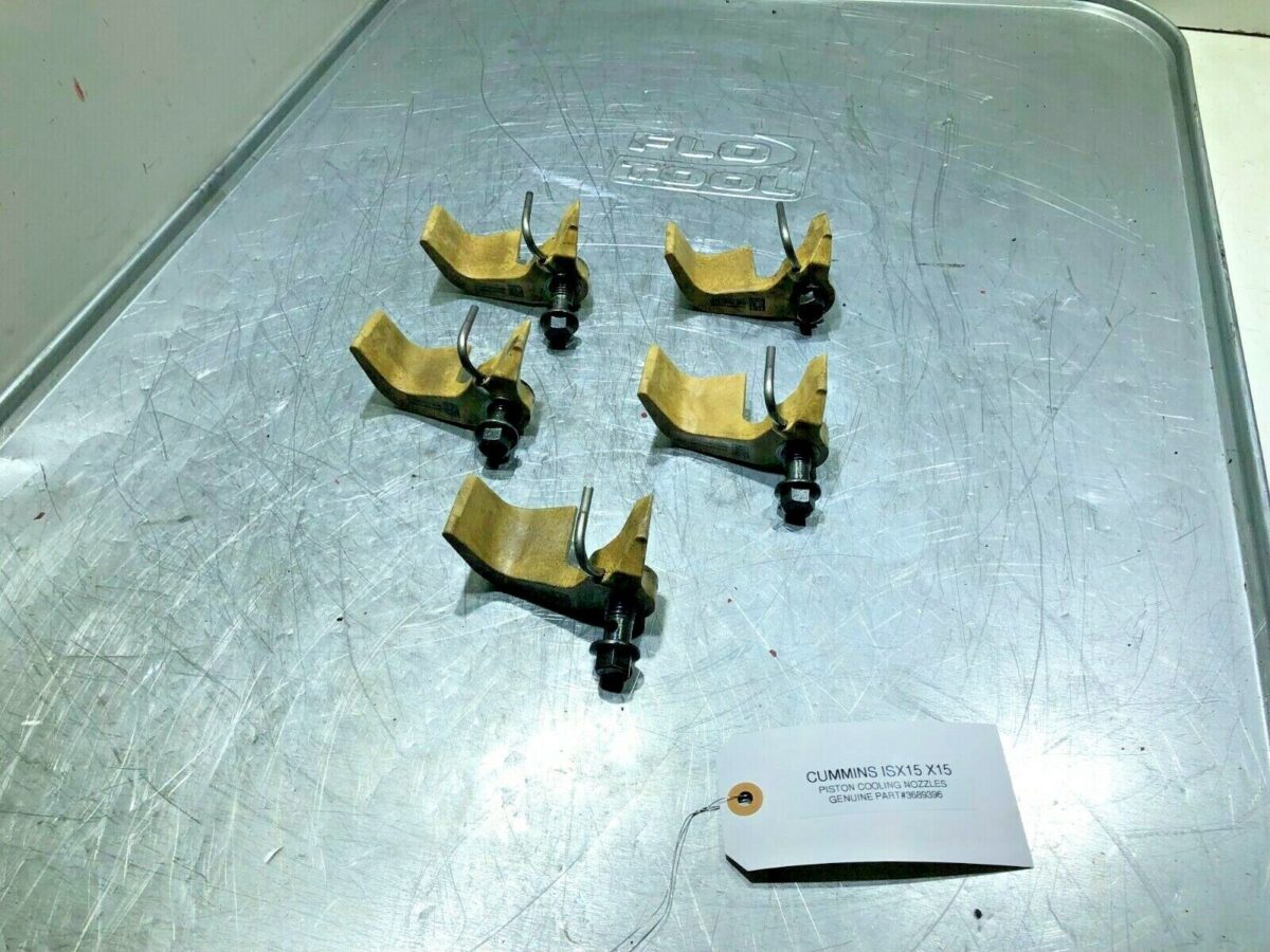 SET OF 5 Cummins 2020 ISX15 X15 Piston Cooling Nozzle P/N 3689396 OEM ⋆ ...
